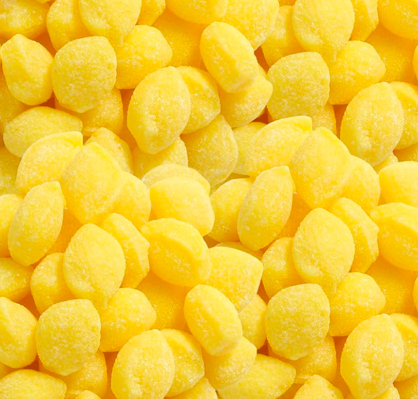 SANDED LEMON DROP BULK – COCOBELLS CANDY STORE